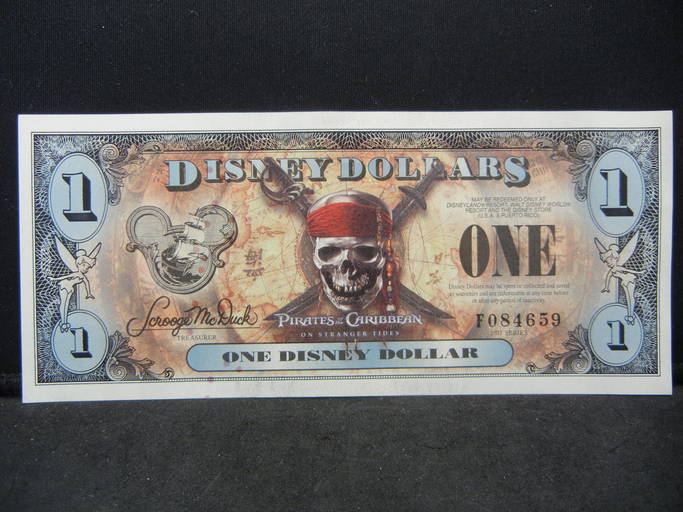 DISNEY DOLLAR PIRATES of Caribbean $1 UNC - Oct 24, 2019 | Richard L ...