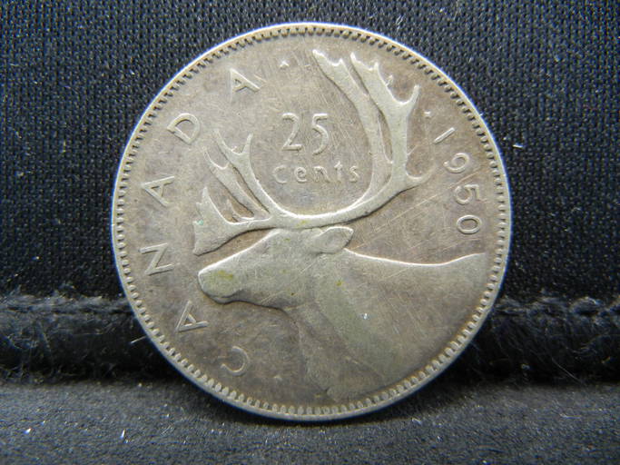 1950 Canadian Quarter
