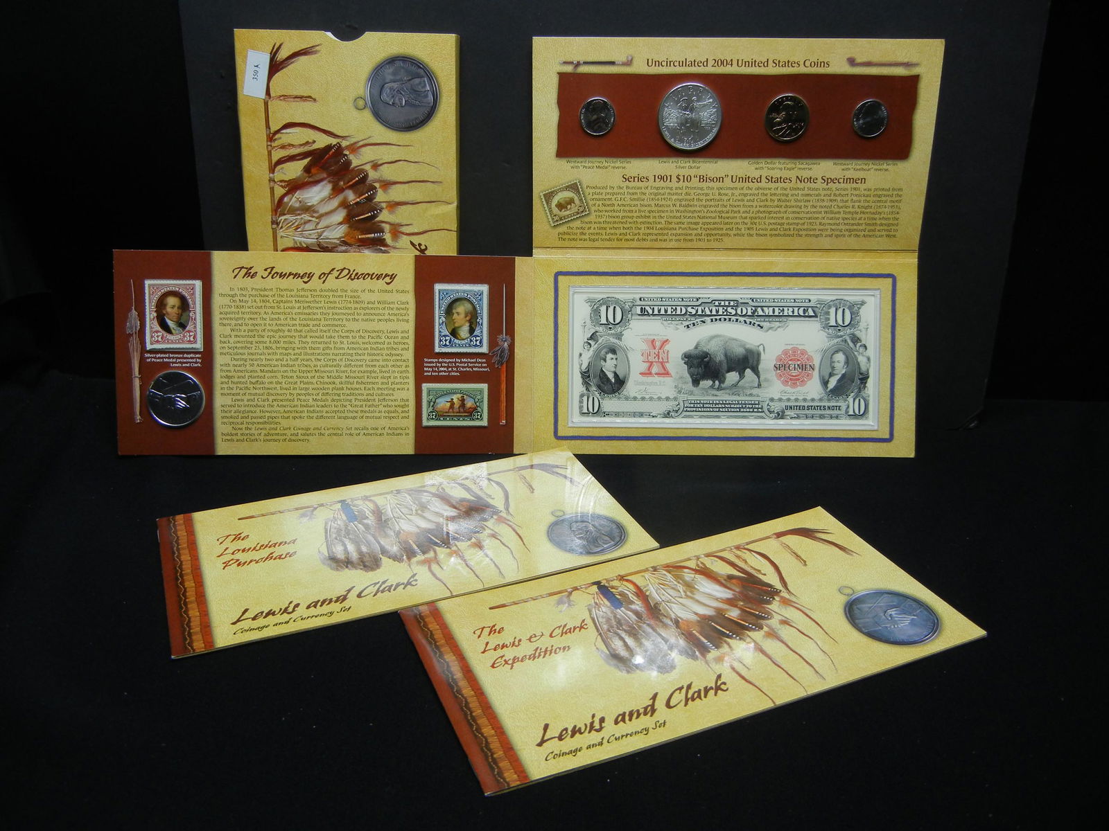 United States Lewis And Clark Coinage & Currency Set W/