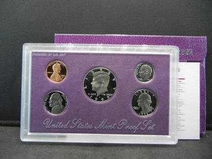1992 Us Mint Year Set Proof