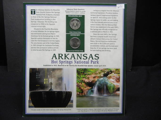 Arkansas State Quarters And Stamps