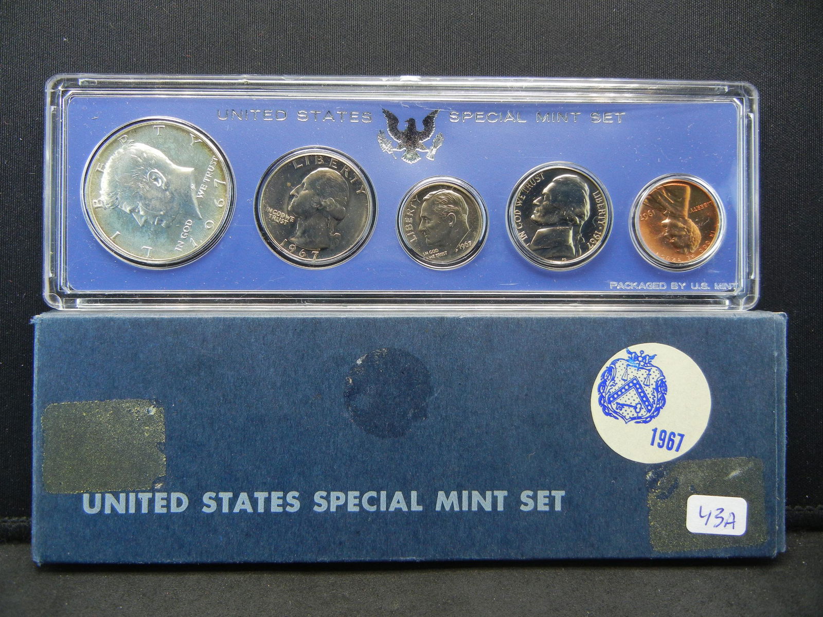 1967 Us Special Mint Set. Coins Are Proof Like.