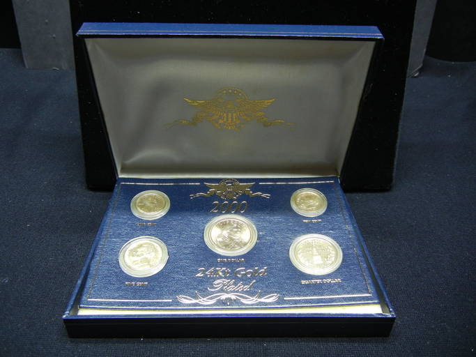 2000 Coin Set Gold Plated 24kt