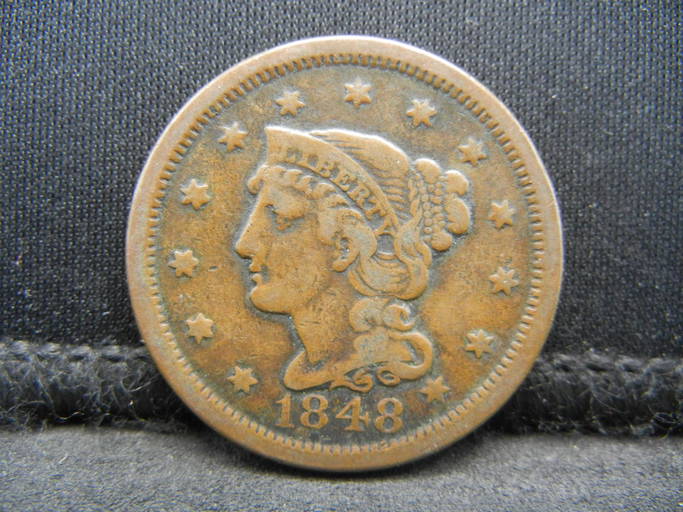 1848 Large Cent Nice