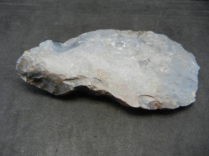 Genuine Ohio Indian Scraper. About 5,000 Bc Black Flint
