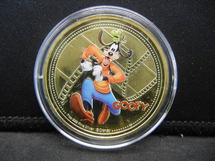 2017 Walt Disney Goofy 1 Oz. Round,new Zealand