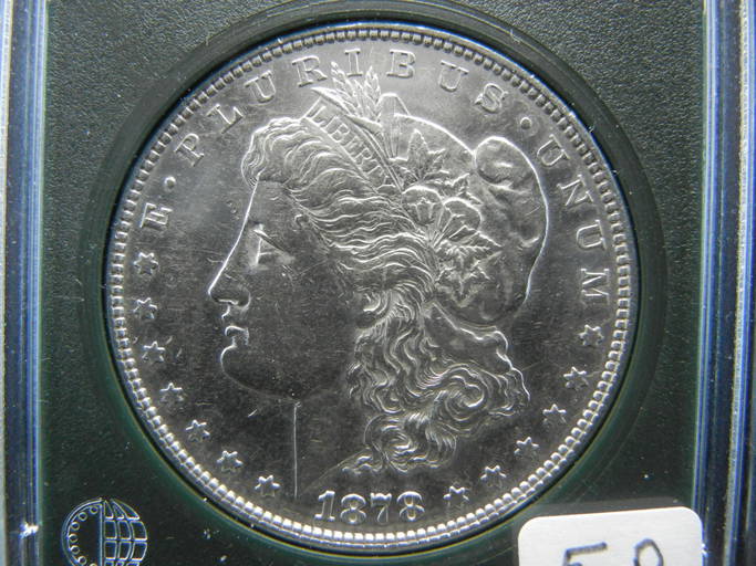 1878 Morgan Dollar 750k Minted