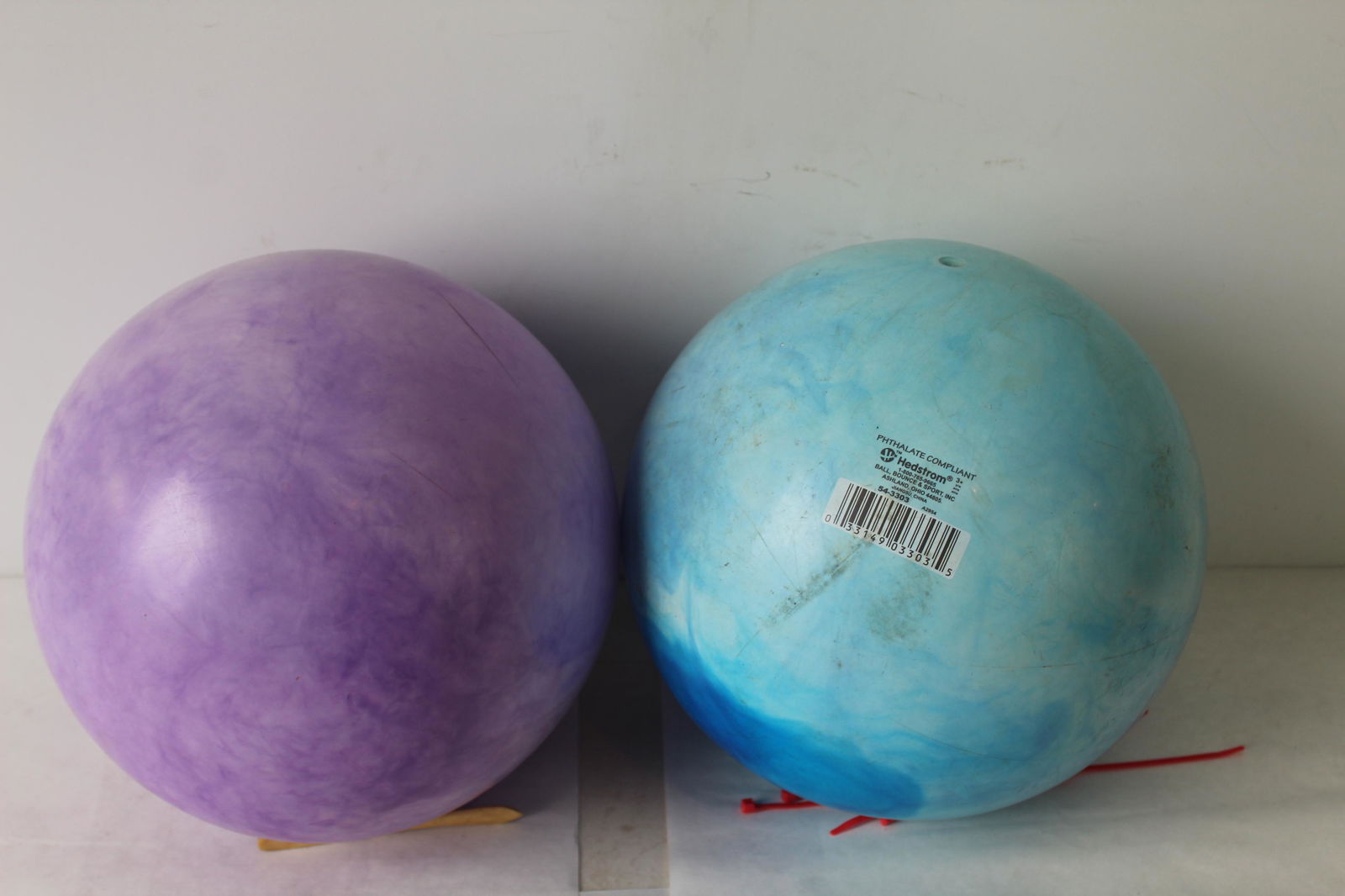 Two Large Rubber Balls