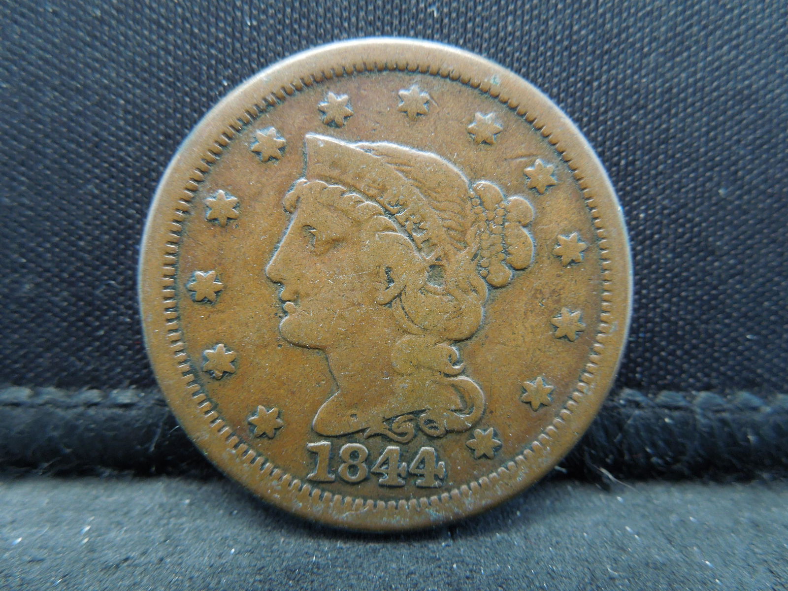 1844 Large Cent - Jul 01, 2020 | Richard L. Edwards Auctioneering in OH