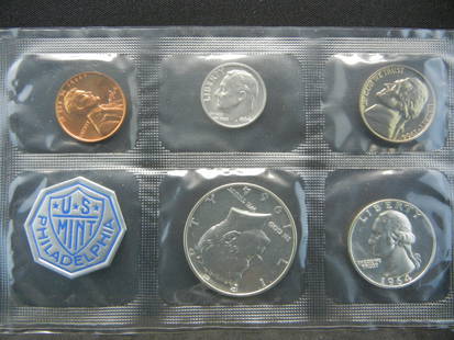1964 Us 5 Coin Silver Proof Set With Original Government Packaging