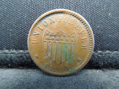 1864 Civil War Token Union Forever