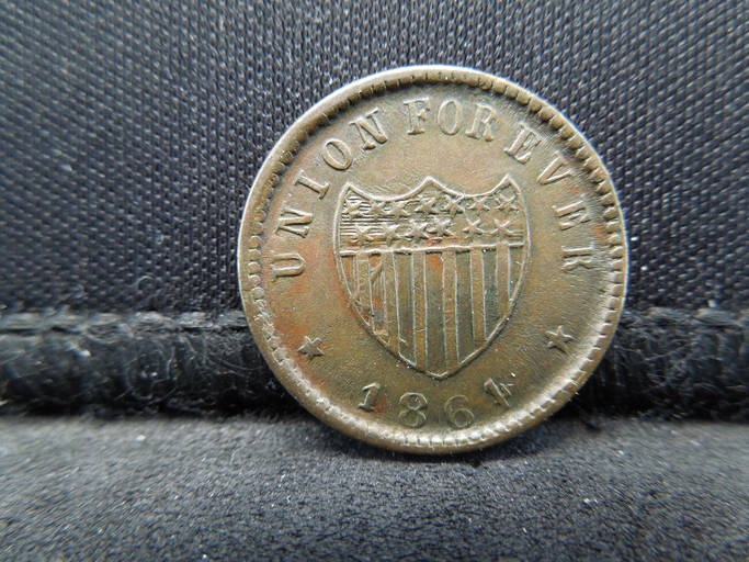 1864 Civil War Token Union Forever