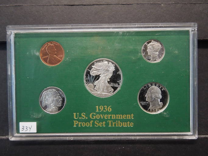 Copy Of 1936 U.s. Government Proof Set Tribute