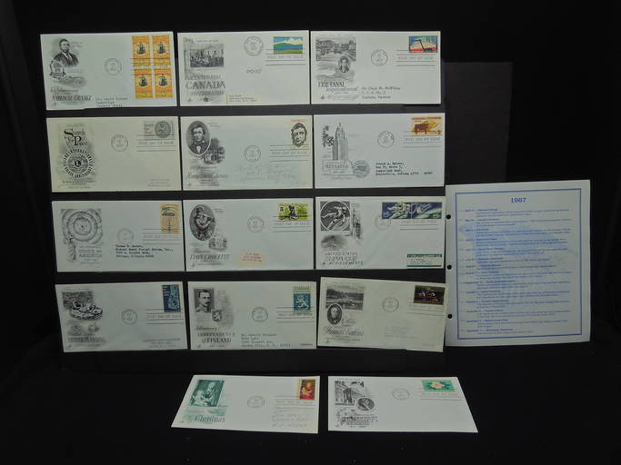1967 1st Day Covers