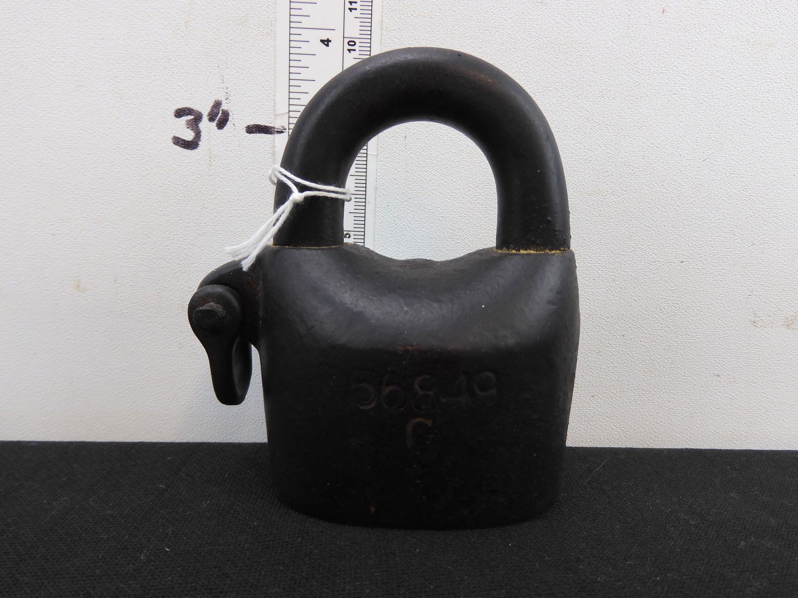 Prr Keystone Logo Iron Lock, Heavy, Pre World War One?