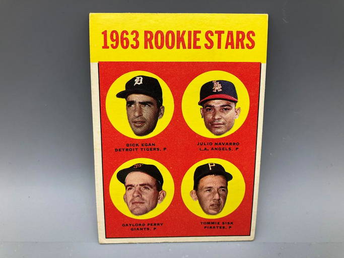 1963 Topps Rookie Stars Richie Sisk Rc, Gaylord Perry