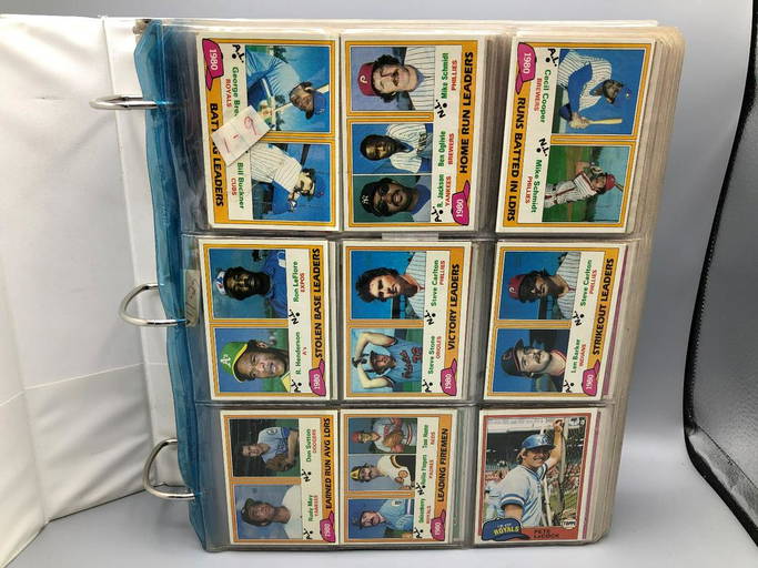 1981 Topps Baseball Set In Binder. All Checklists