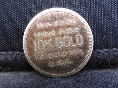 1979 10k Gold Coin Man's First Moon Landing