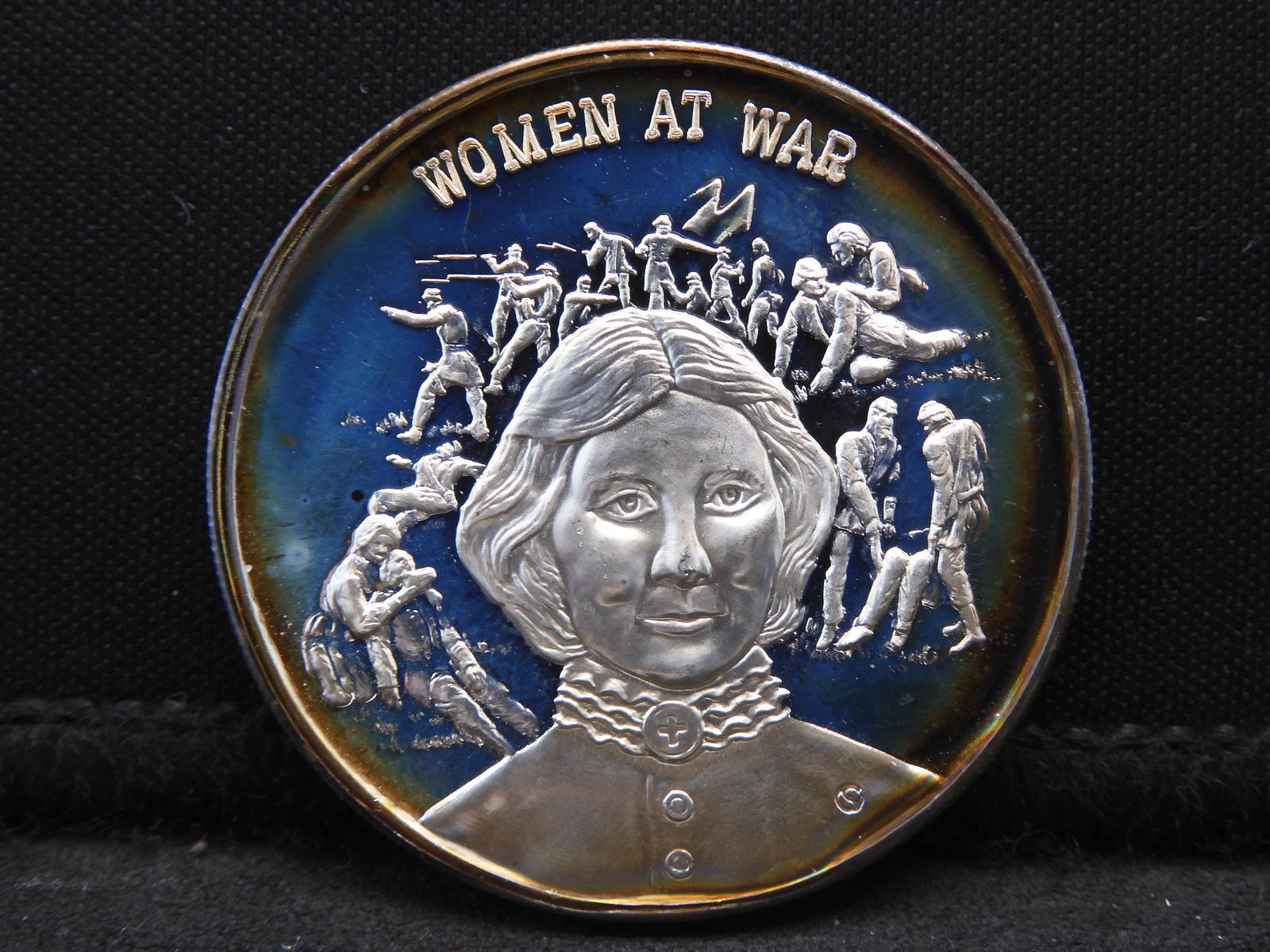 25 Gram Silver Depicting Civil War Women At War