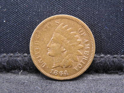 1864 L Indian Head Penny Cent