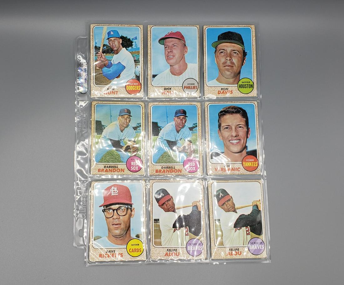 (203) 1968 And 1969 Topps Baseball Cards Varying Grades