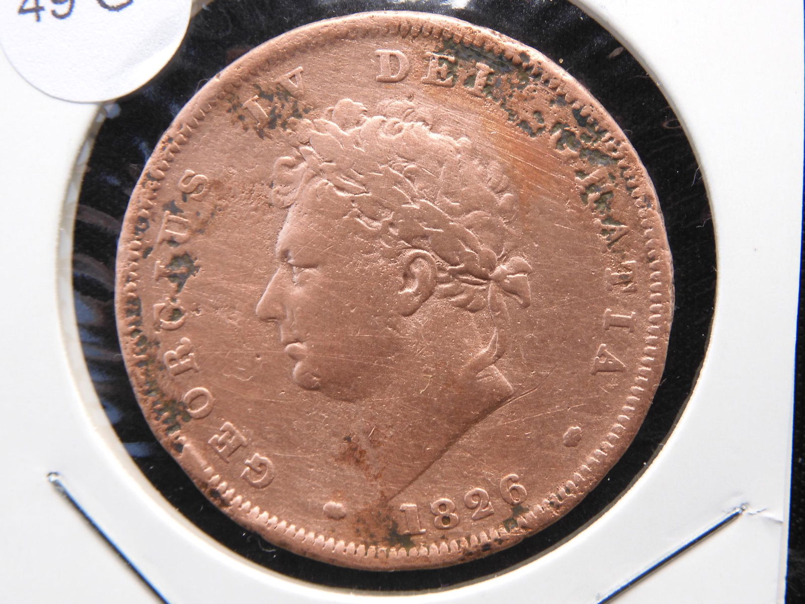 1826 England Penny