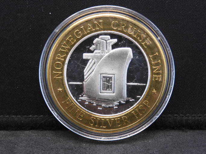 .999 Silver Center Norwegian Cruise Line Island