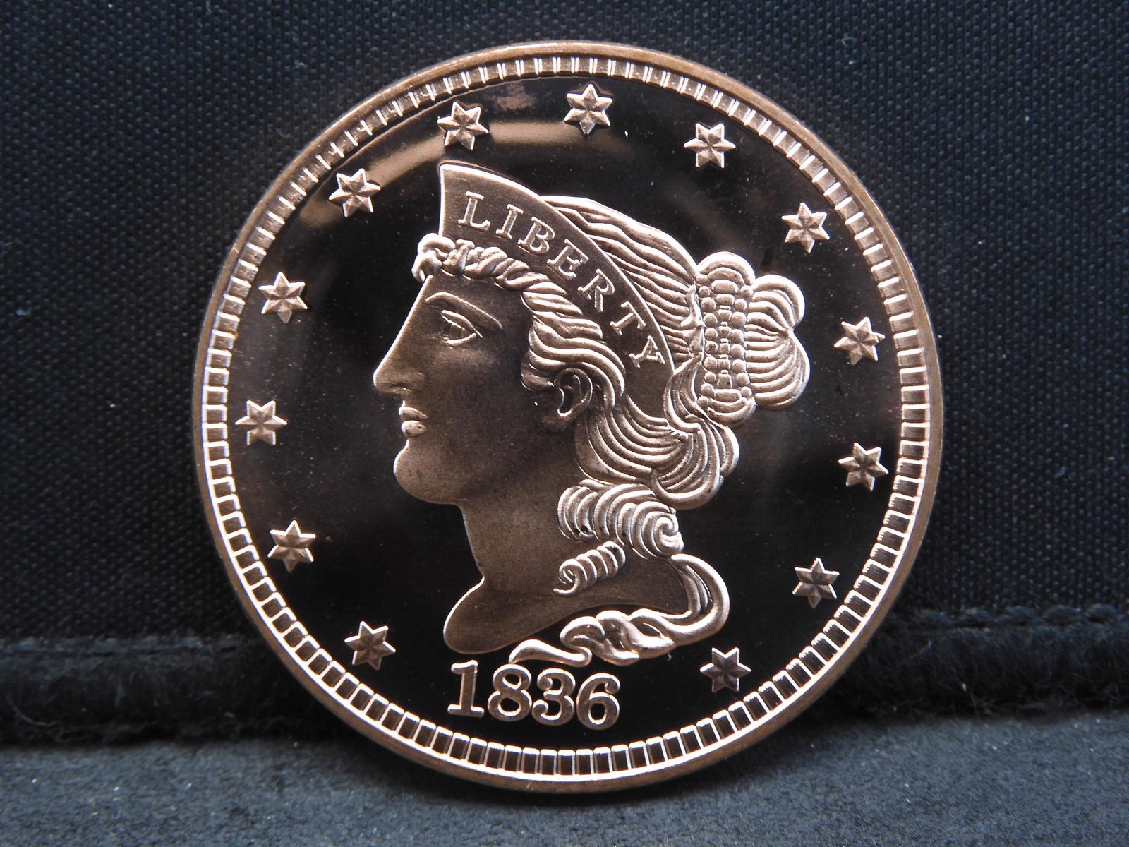 Copper 1 Oz. .999 Round Featuring Lady Liberty Bust