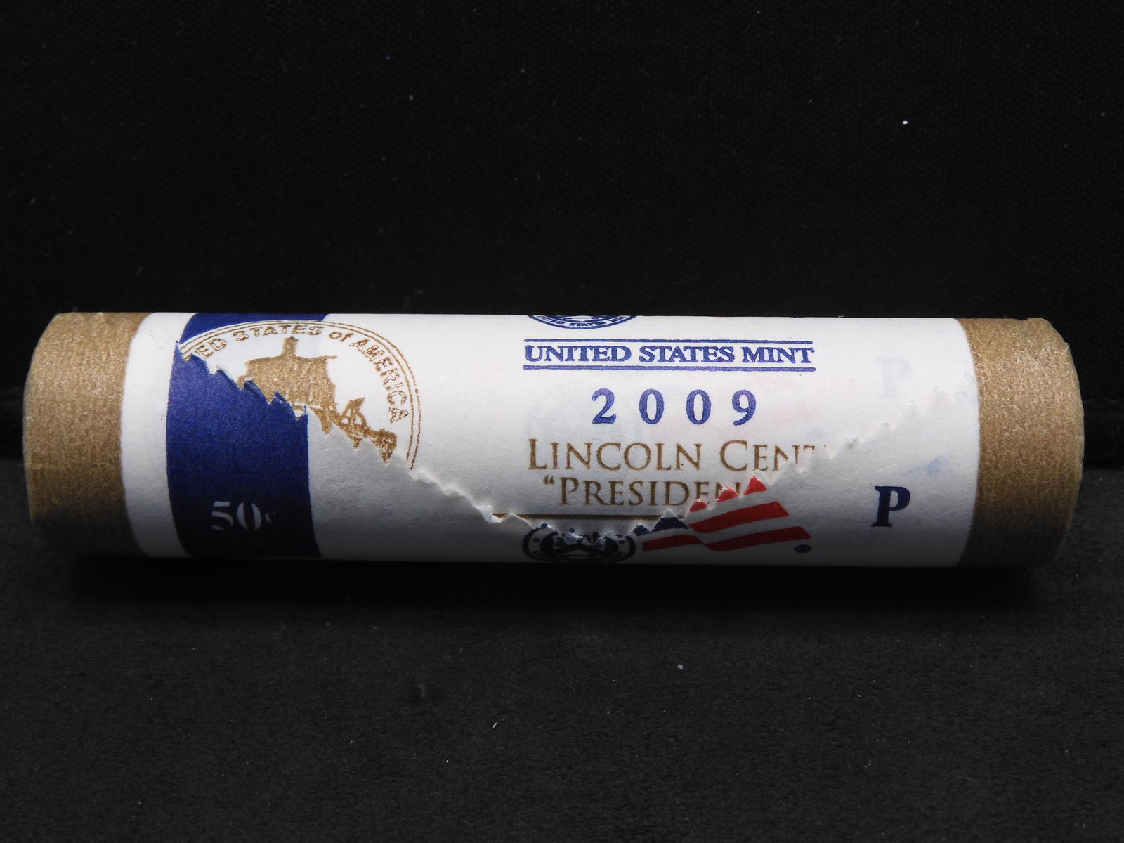 Us Mint Roll Of 50 Brilliant Uncirculated 2009