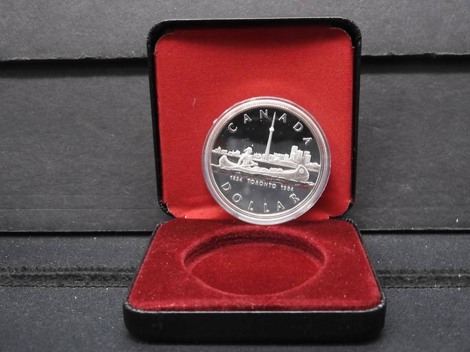 1984 Proof Canadian Silver Dollar
