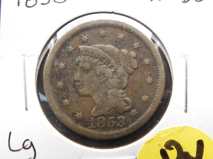 1853 Large Cent