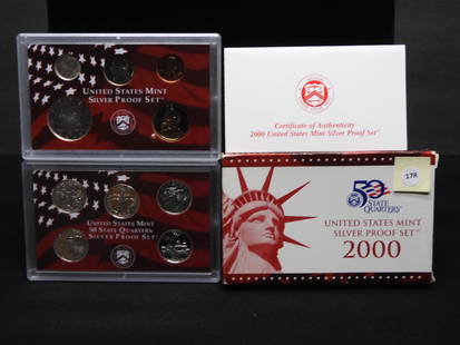 2000 S Silver Proof Set