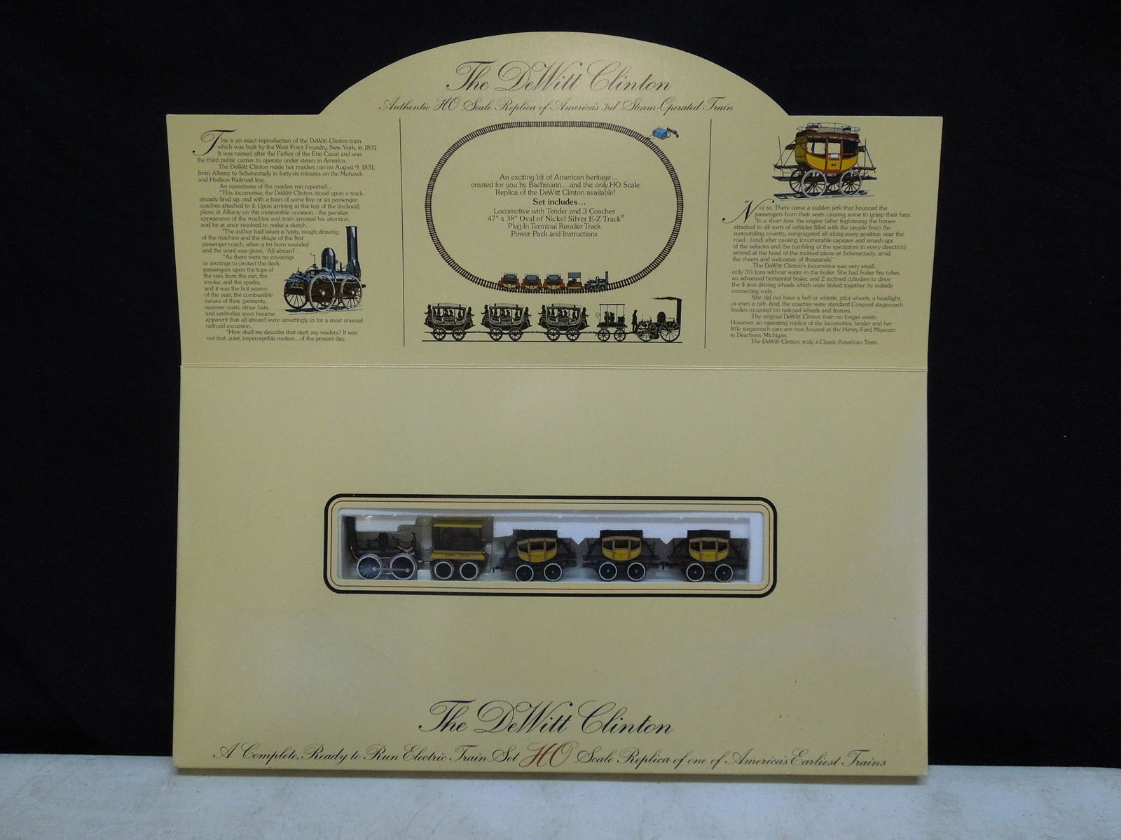 Bachmann The Dewitt Clinton Ho Scale Replica Train Set