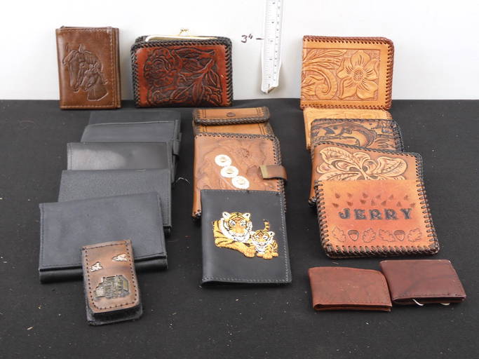 Hand Tooled Leather Wallets