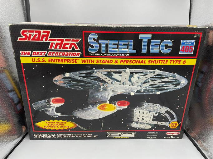 1994 Remco Star Trek Steel Tec Uss Enterprise Steel