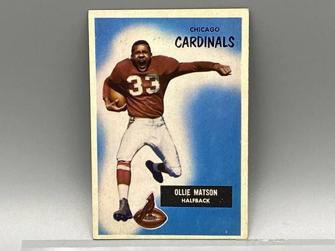 1955 Bowman Ollie Matson #25 HOF - Dec 01, 2021 | Richard L. Edwards ...