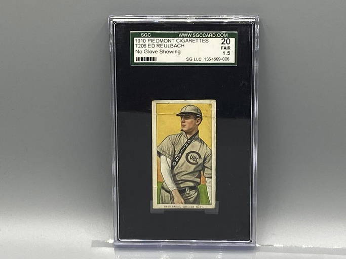 1909-11 T206 Ed Reulbach SGC 20 - Dec 22, 2021 | Richard L. Edwards ...