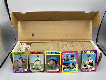1975 Topps Baseball Complete Set George Brett, Robin