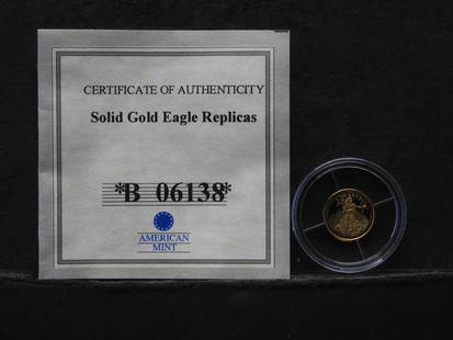 2003 Solid Gold Eagle Replicas