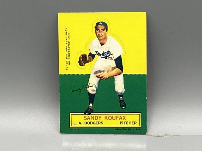 1964 Topps Stand Up Sandy Koufax Hof