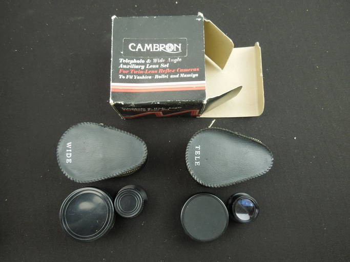 Cambron Telephoto & Wide Angle Auxiliary Lens Set, Cambron Zoom Slide ...