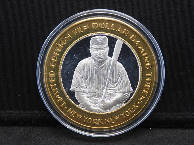 Limited Edition $10 Gambling Token, New York, New York, Las Vegas ...