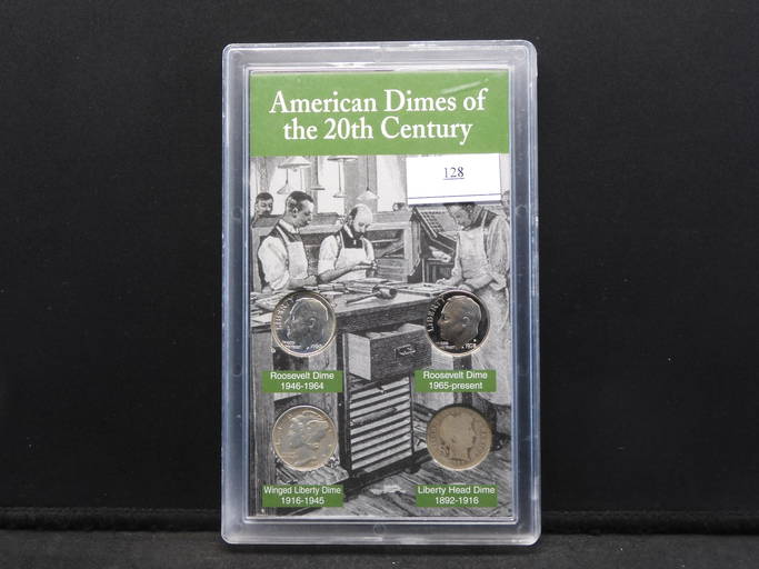 American Dimes Of The 20th Century 4 Dimes