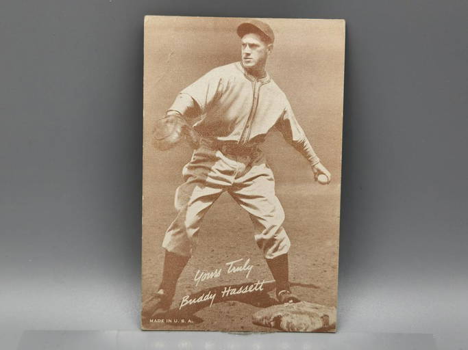 1939 Exhibits Salutations Buddy Hassett