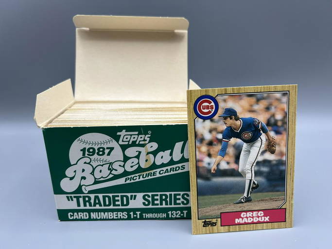 1987 Topps Traded Baseball Complete Set - Greg Maddux RC - Jul 20, 2022 ...