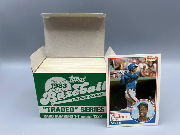 1983 Topps Traded Baseball Complete Set Darryl Strawberry Rc
