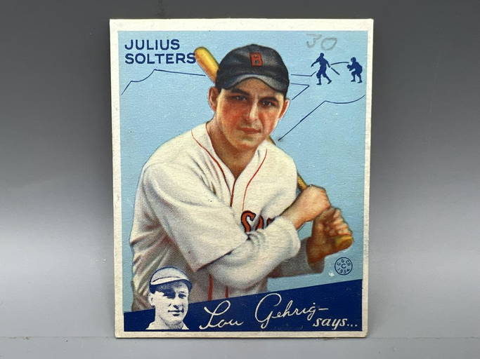 1934 Goudey Julius Solters #30