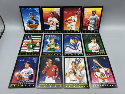 Lot Of (2) 1991 Fleer Pro Vision Baseball Complete 12 Card Sets