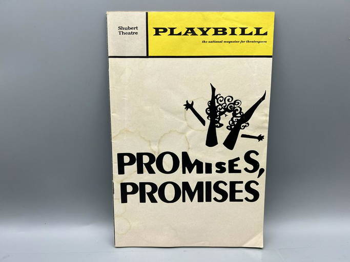 1963 Neil Simon's Promises Promises Playbill - Jerry Orbach (#0062C) on ...