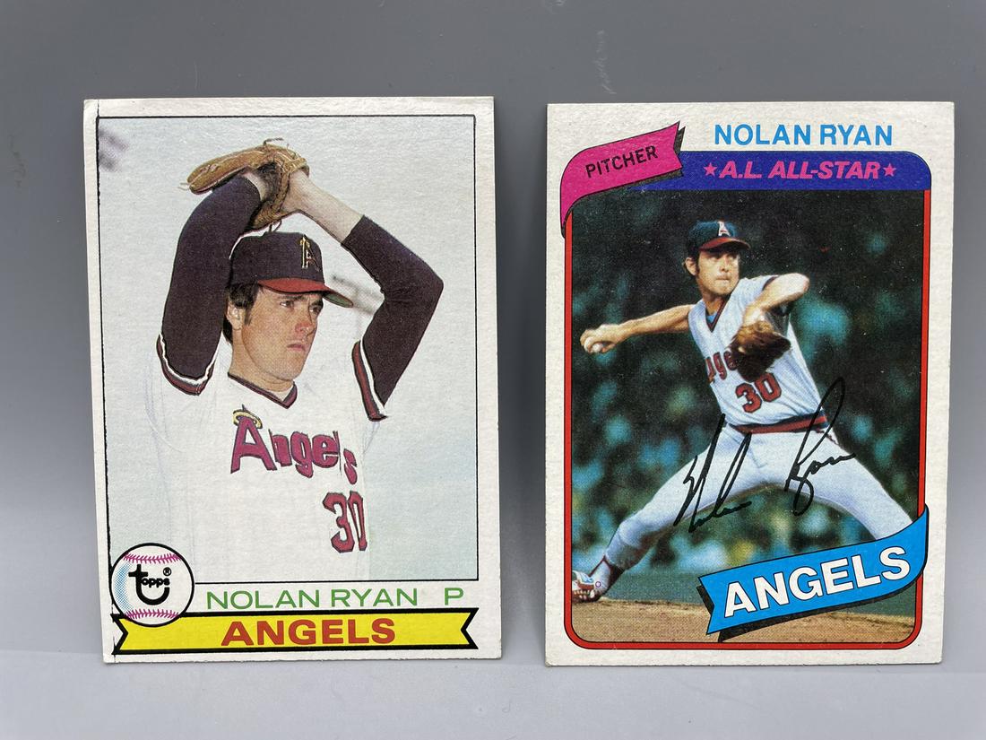 1979 & 1980 Topps Nolan Ryan